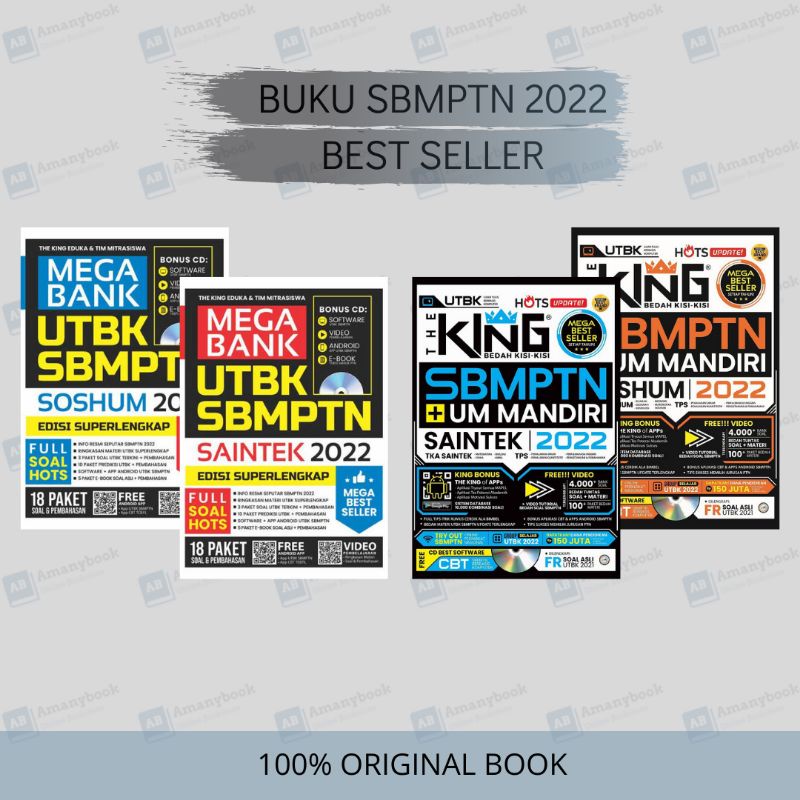 Jual PROMO! BUKU UTBK SBMPTN SAINTEK & SOSHUM BEST SELLER - THE KING UTBK SBMPTN + UM MANDIRI ...