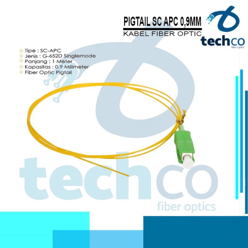 Jual pigtail sc apc 0,9mm/pigtail SC APC | Shopee Indonesia