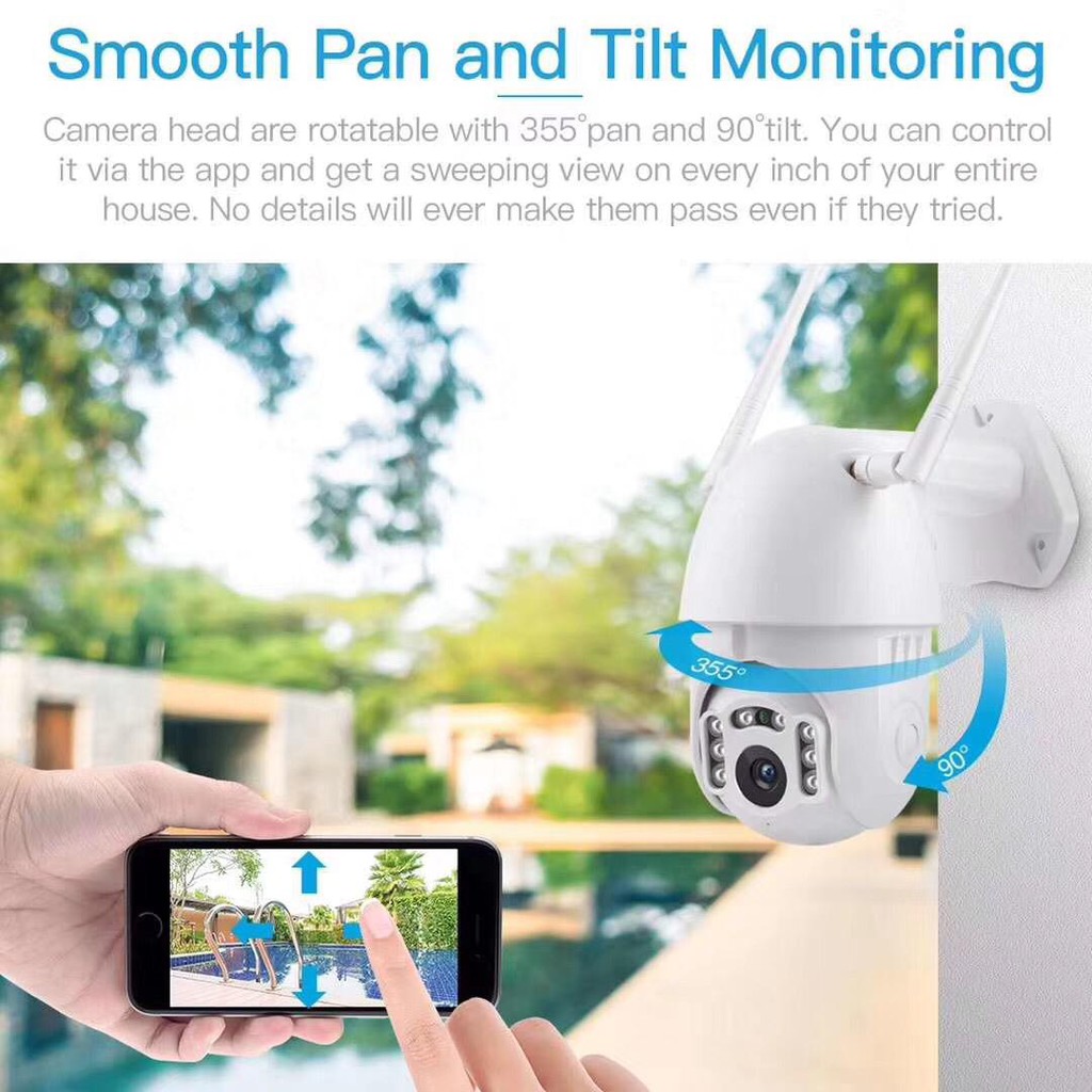 Jual Mini Wifi IP PTZ Auto Tracking | Shopee Indonesia