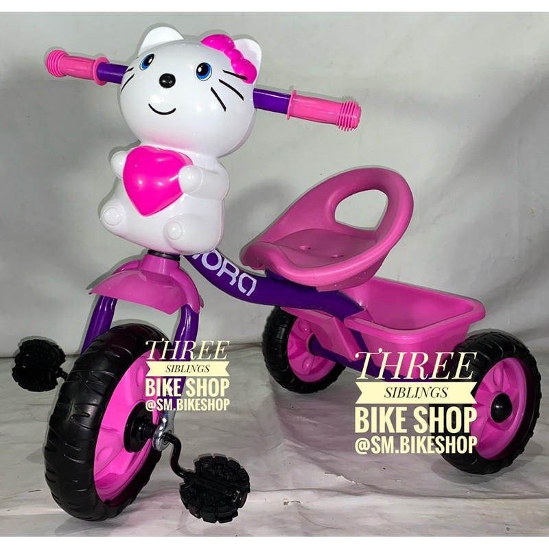 Jual SEPEDA RODA TIGA PMB LORA HELLO KITTY WARNA PINK PURPLE | Shopee ...