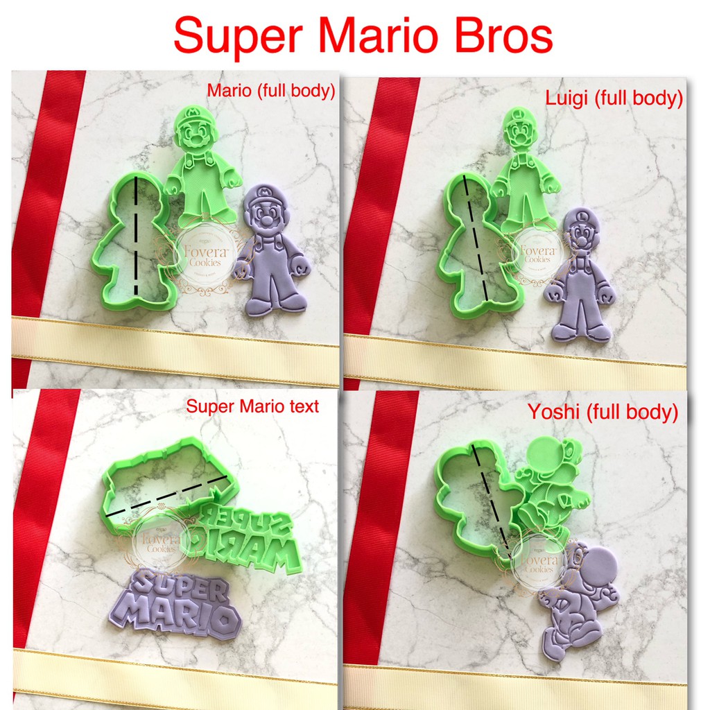 Jual COOKIE CUTTER Mario Bros. Cookie cutter Super Mario | Shopee Indonesia