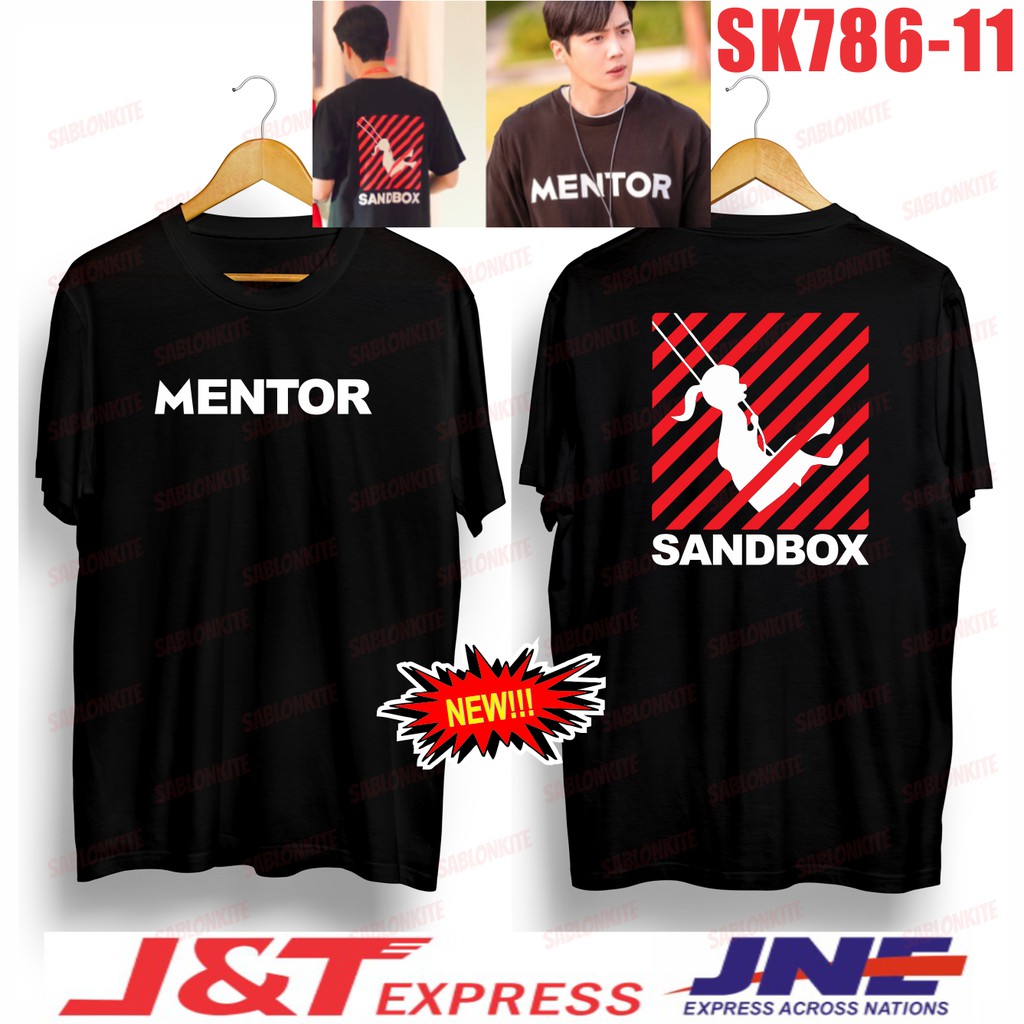 Jual MURAH!!! KAOS MENTOR SANDBOX START UP drakor SK786 UNISEX COMBED ...