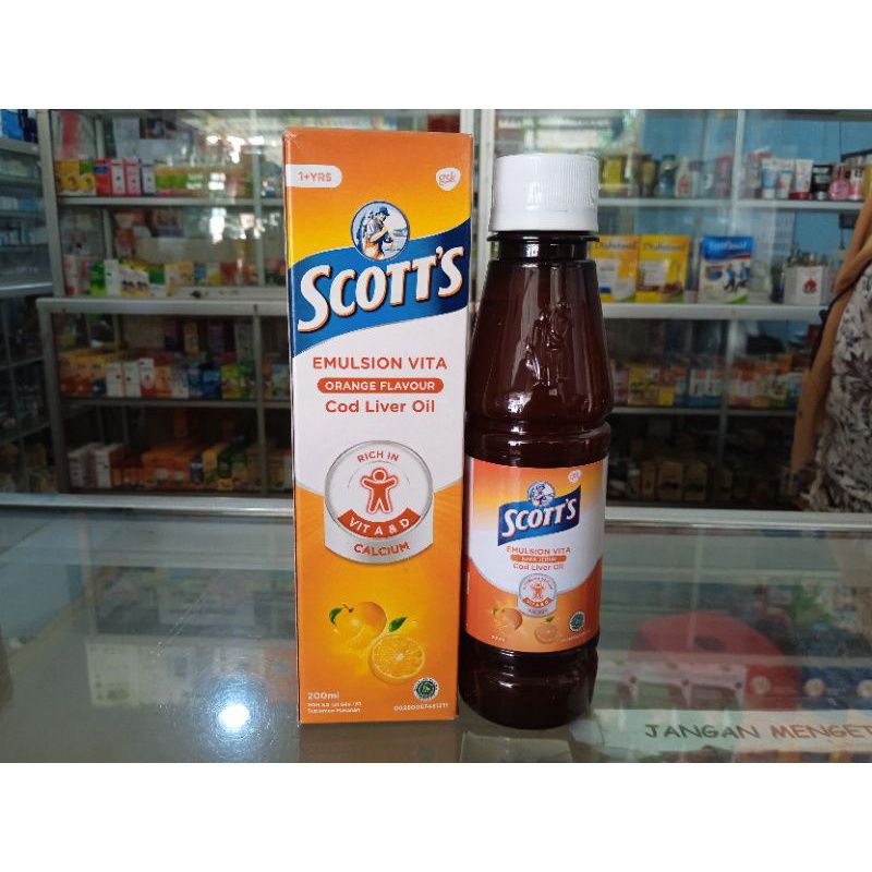 Jual SCOTTS EMULSION SYRUP 200ML ED DES 2026 | Shopee Indonesia