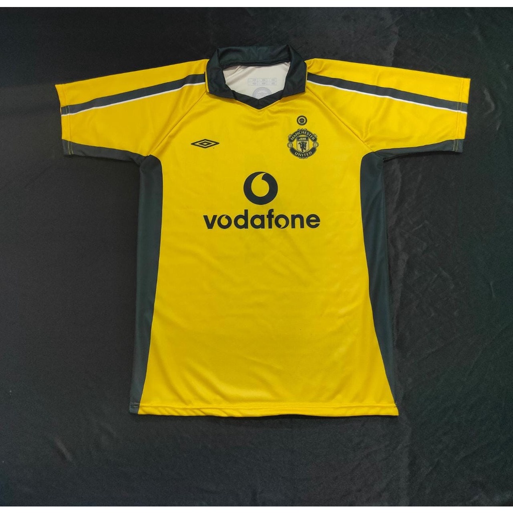 Jual Jersey MU 2001 Away Full Printing | Shopee Indonesia