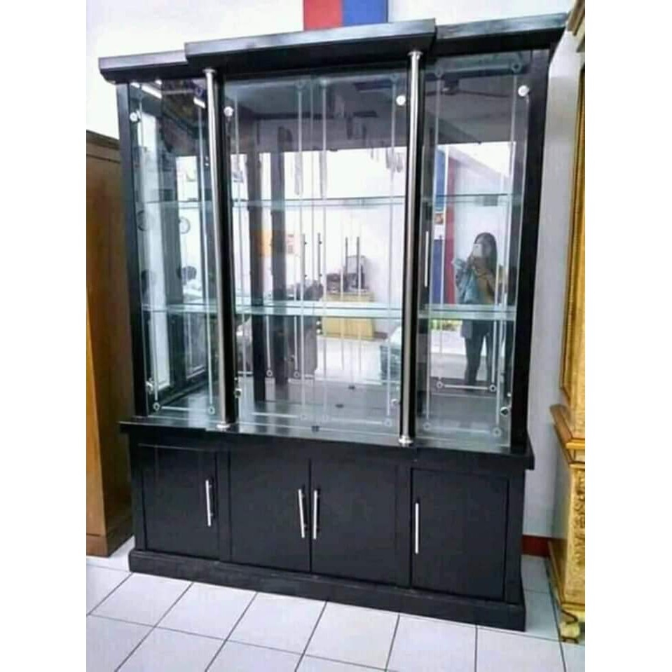 Jual Lemari kaca minimalis | Shopee Indonesia