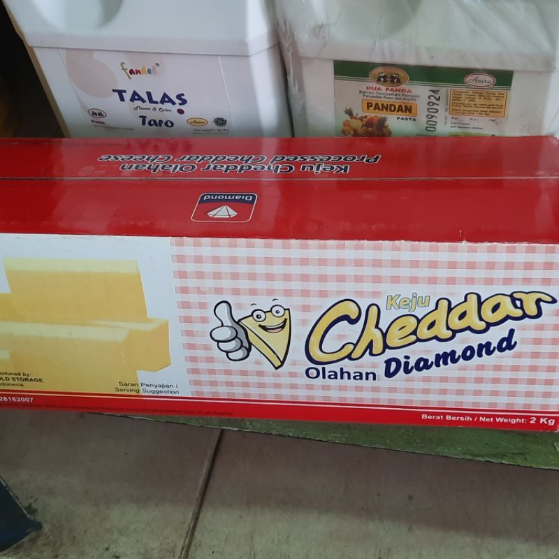 Jual keju diamond cheddar 2kg | Shopee Indonesia