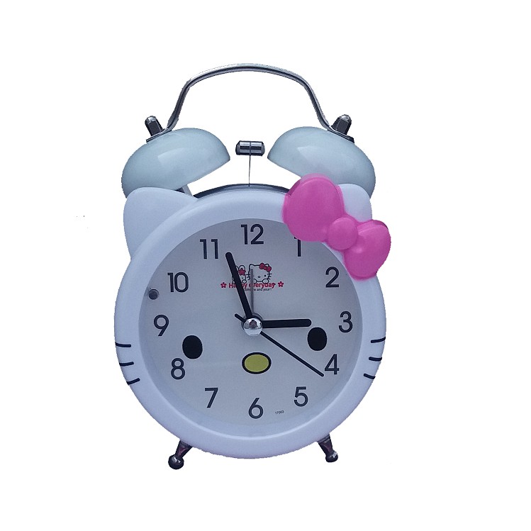 Jual JAM HELLO KITTY / JAM WEKER HELLO KITTY 7063 | Shopee Indonesia