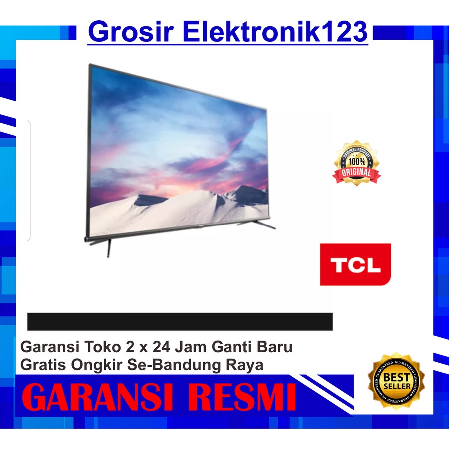 Jual TV LED TCL 43 Inch 43A8 Android Smart 4K UHD LED TV | Shopee Indonesia