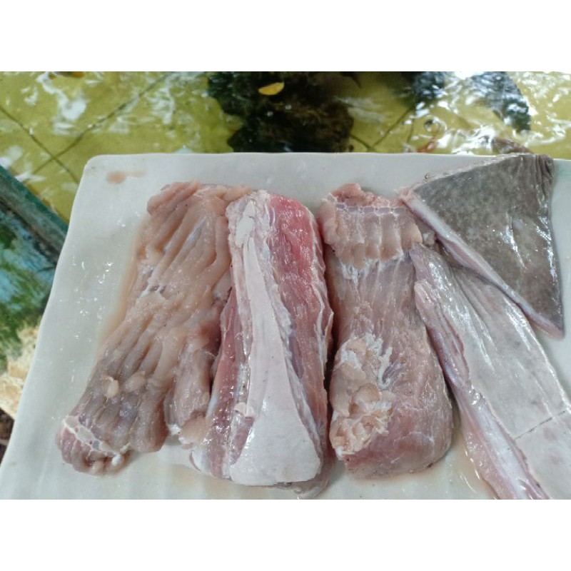 Jual Daging Ikan Pari Basah Segar Size 5 -10 Potong 1kg | Shopee Indonesia