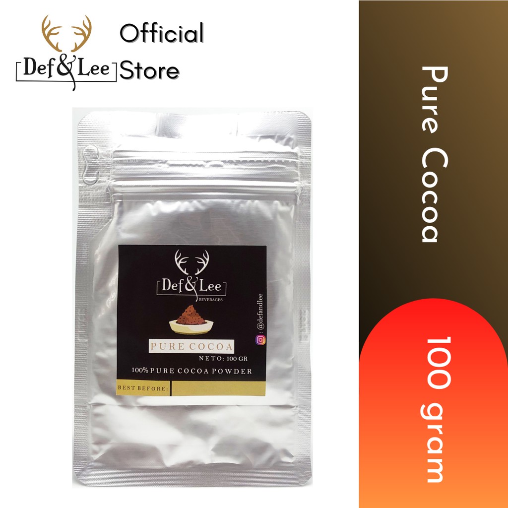 Jual Pure Cocoa Chocolate Powder (Bubuk Coklat Murni) pack 100 gram ...