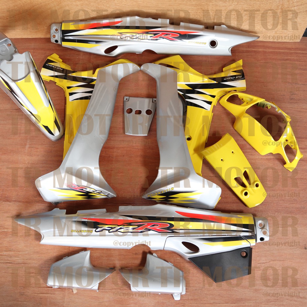 Jual Cover Body Fizr Full Set Millenium Kuning Silver Full Set Halus ...