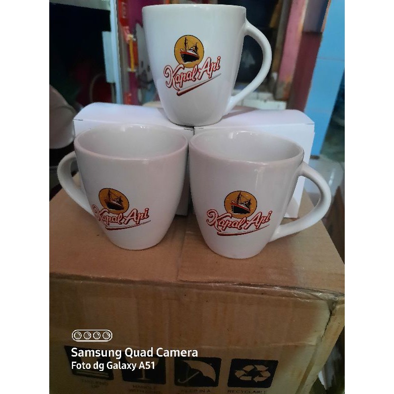 Jual Mug Keramik kapal api 1 pcs | Shopee Indonesia