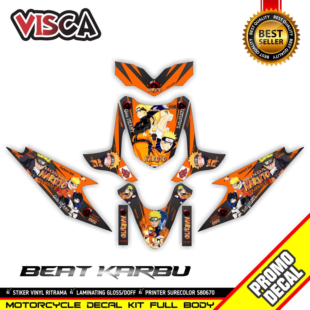 Jual Decal Beat Karbu Full Body Stiker Beat Karbu Full Body Striping ...