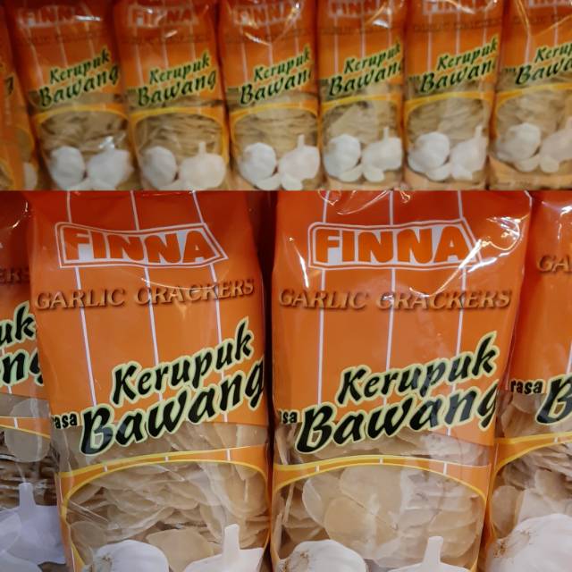 Jual Finna kerupuk Bawang**Finna Garlic Cracker**Kerupuk Crackers rasa ...