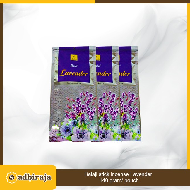 Jual Dupa/Hio Balaji stick incense Lavender 140 gram/ pouch | Shopee ...