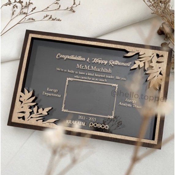 Jual FRAME GIFT KAYU | FRAME HADIAH LOGAM MULIA |BINGKAI KADO | Shopee ...