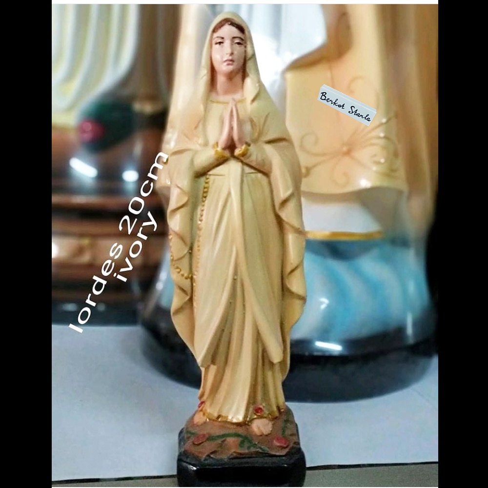 Jual Patung Rohani Katolik/Patung Maria Lourdes 20/MLD005/Marry Lourdes ...