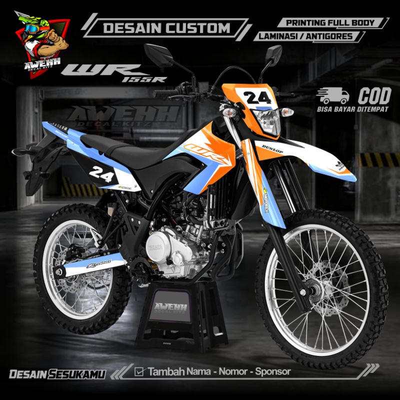 Jual DECAL STIKER WR 155 R FULL BODY DESAIN CUSTOM | Shopee Indonesia
