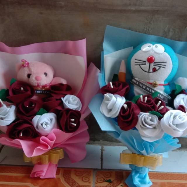 Jual Bunga buket doraemon | Shopee Indonesia