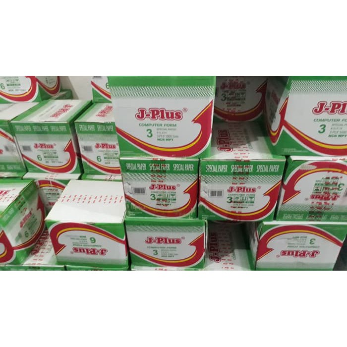 Jual Continuous Form 3 Ply J-PLUS Wartel | Shopee Indonesia