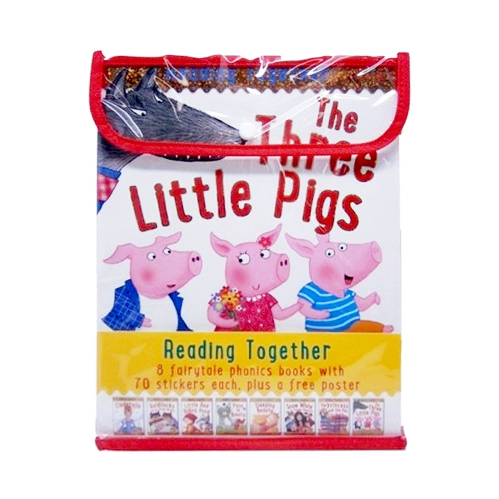 Jual Reading Together 8 Fairytale Phonics Books Collection with 70 Stickers each,Plus a free ...