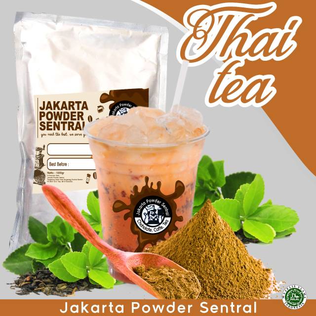 Jual Thai tea powder drink bubuk minuman 1kg/jakarta powder sentral ...