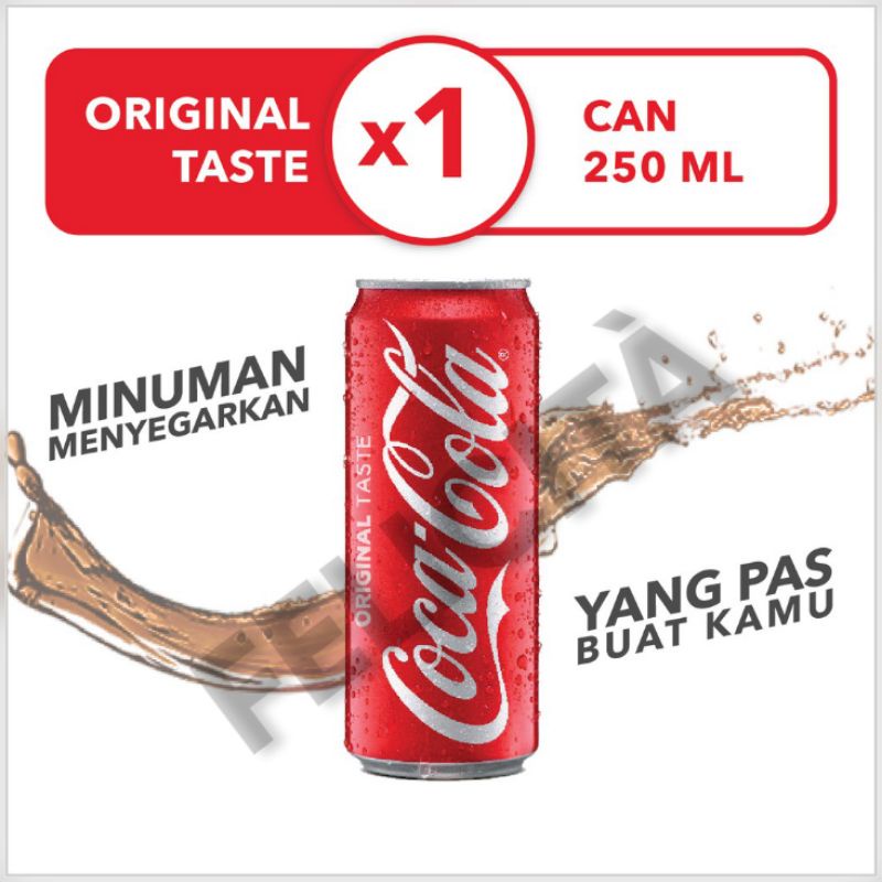 Jual Coca Cola Original Taste Can / Kaleng 250 ml | Shopee Indonesia