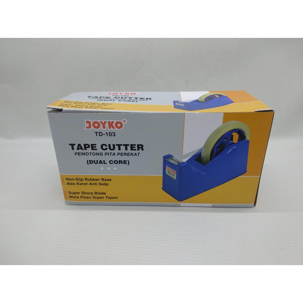 Jual Tape cutter Sedang / Tape Dispenser / Tempat solatip Joyko TD-103 ...