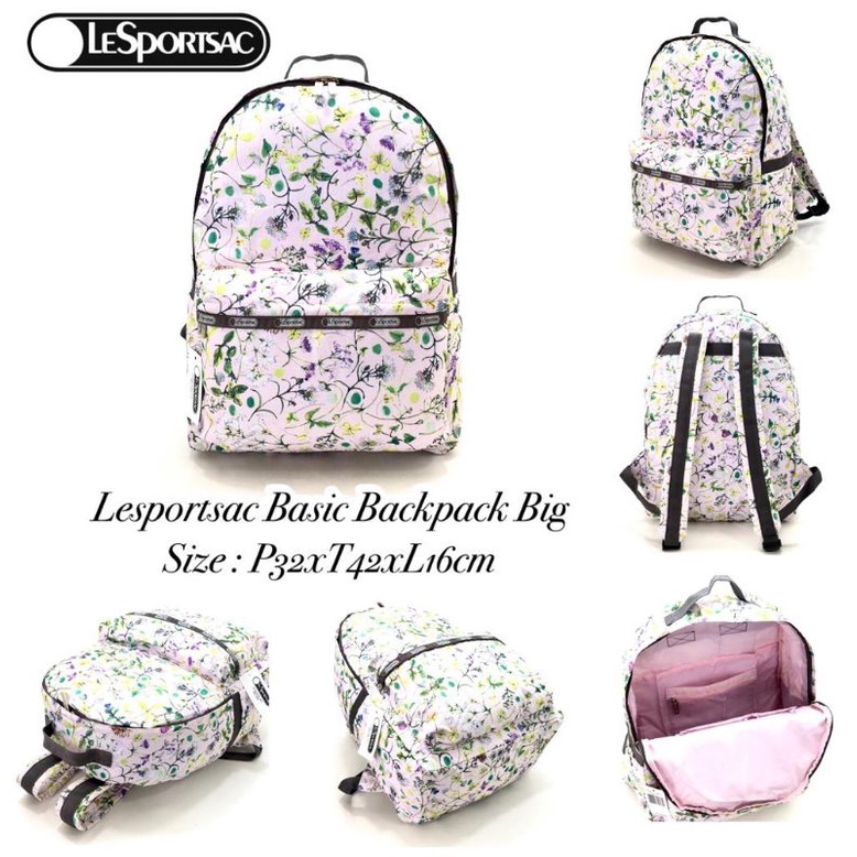 Jual PROMO Lesportsac Basic Backpack Big | Shopee Indonesia