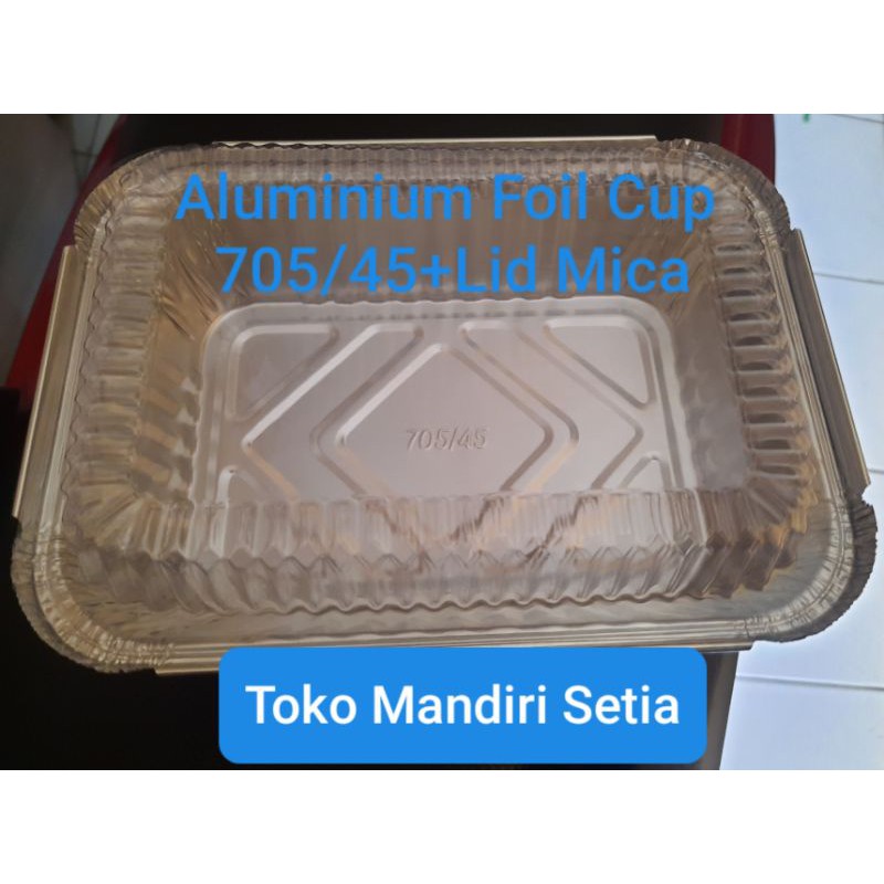 Jual Aluminium Foil Cup Oiv 705 (705/45)+Lid Mica | Shopee Indonesia