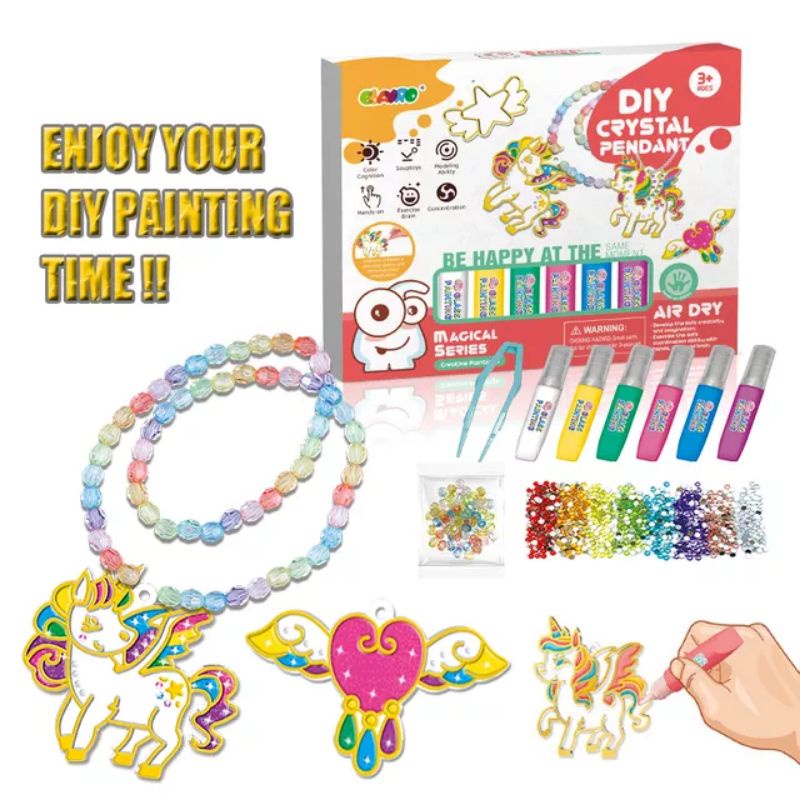 Jual Mainan DIY Crystal Pendant/Mainan DIY Jewellery/Mainan Mewarnai ...