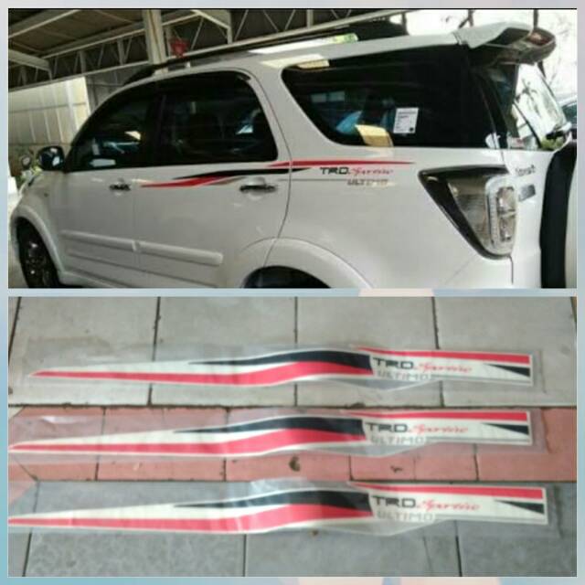 Jual Stiker samping Rush TRD | Shopee Indonesia