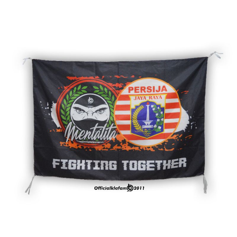 Jual BENDERA PERSIJA JAKARTA BESAR 1.5 METER X 1 METER | FLAG FIGHTING ...