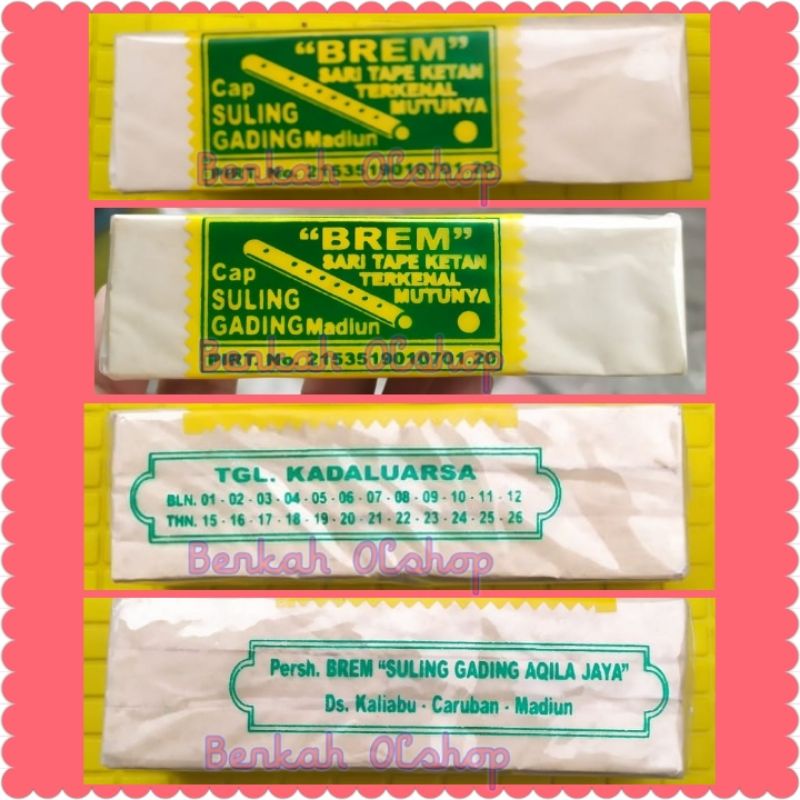 Jual brem madiun suling gading brem sari tape ketan | Shopee Indonesia