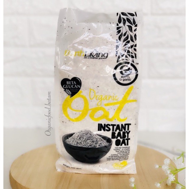Jual Organic Earthliving Instant Baby Oat 500g | Shopee Indonesia