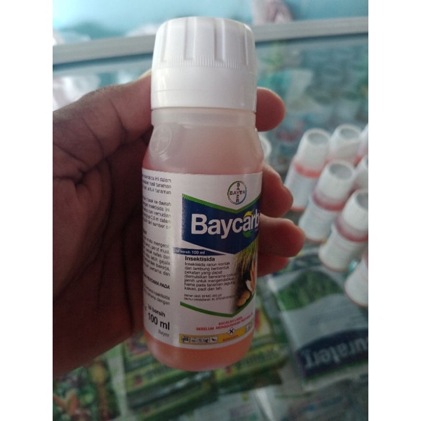 Jual Bycarb 100 Mili 500 EC insektisida racun kontak pembunuh hama ulat ...