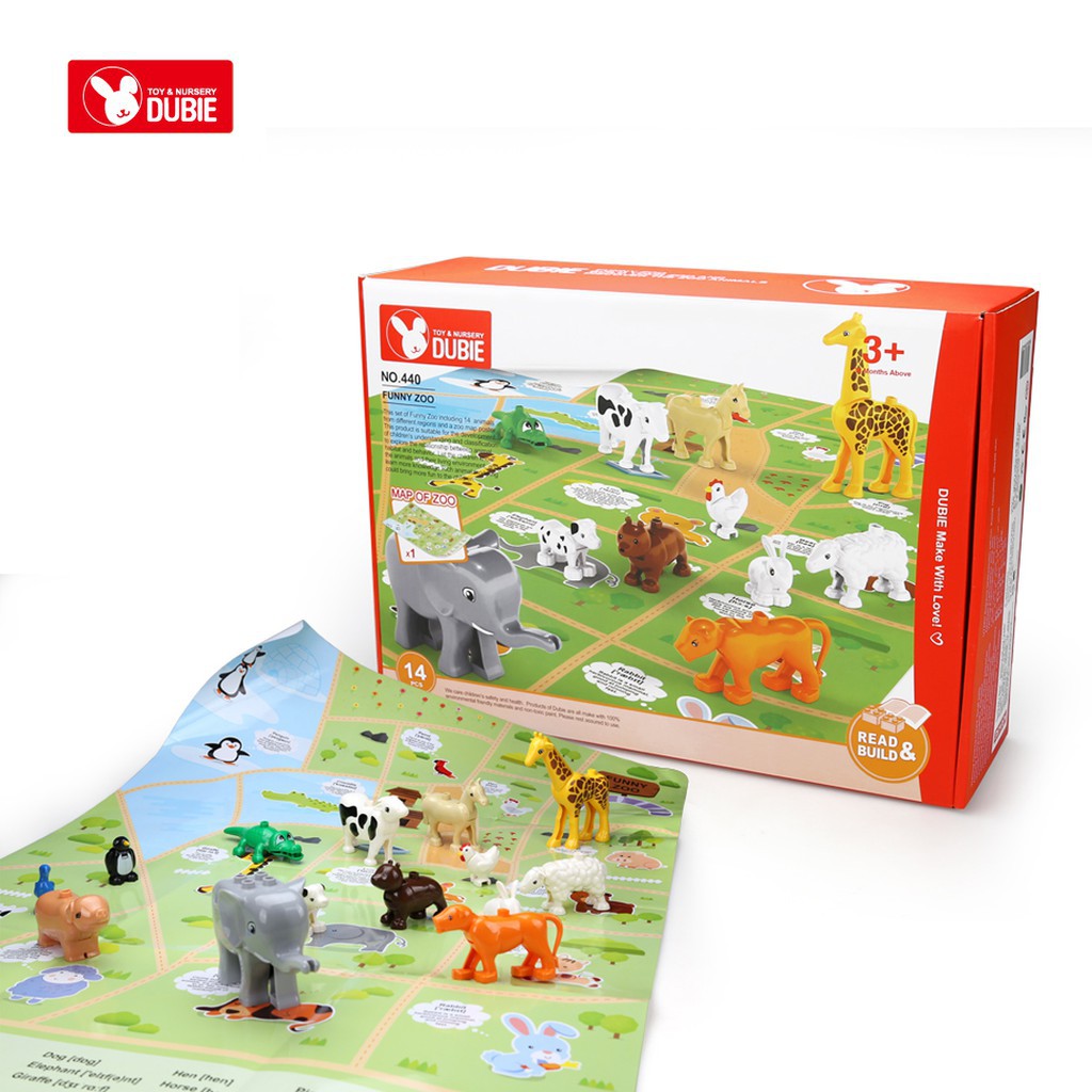 Jual MAINAN BRICK DUPLO 440 Funny Zoo & Map kitchenware_bogor | Shopee ...