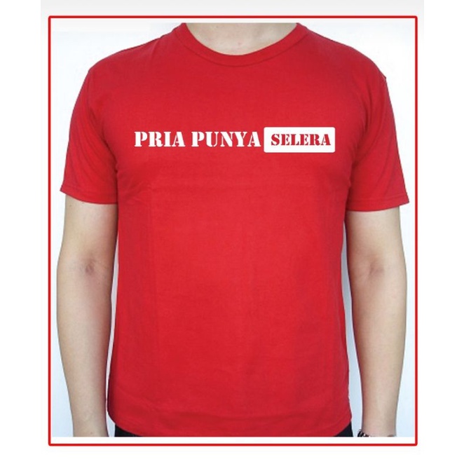 Jual kaos dewasa logo pria punya selera | Shopee Indonesia