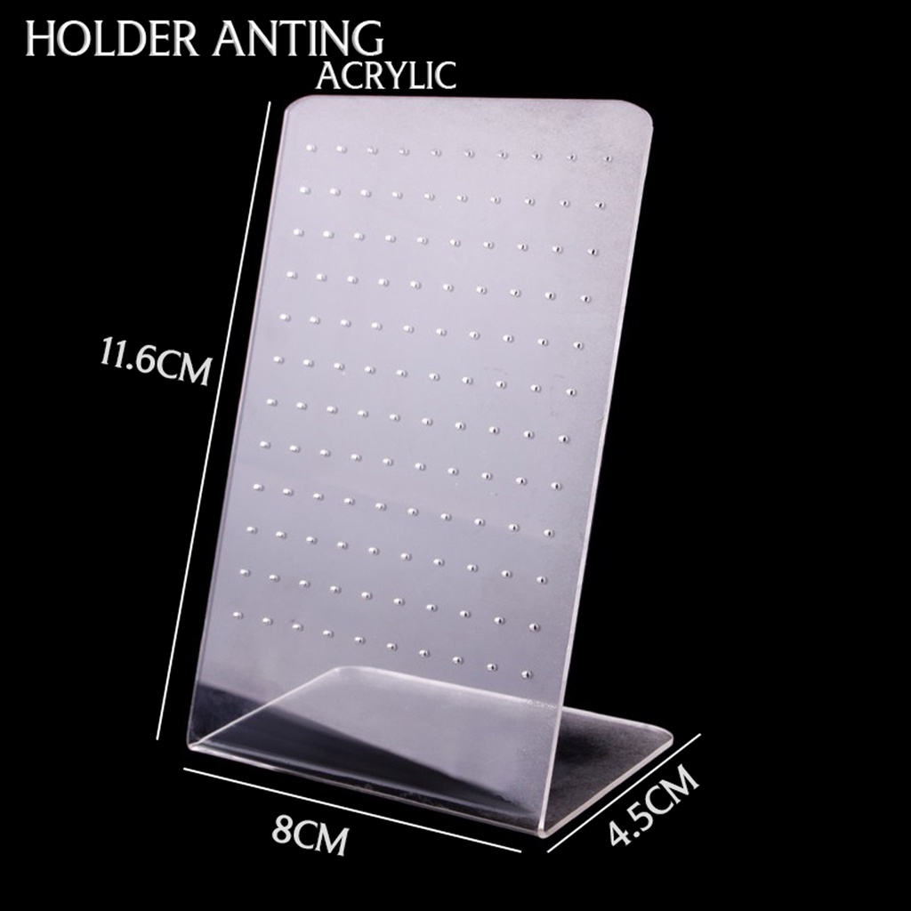 Jual Holder Organizer Earrings Acrylic / Penyimpanan Anting Akrilik ...