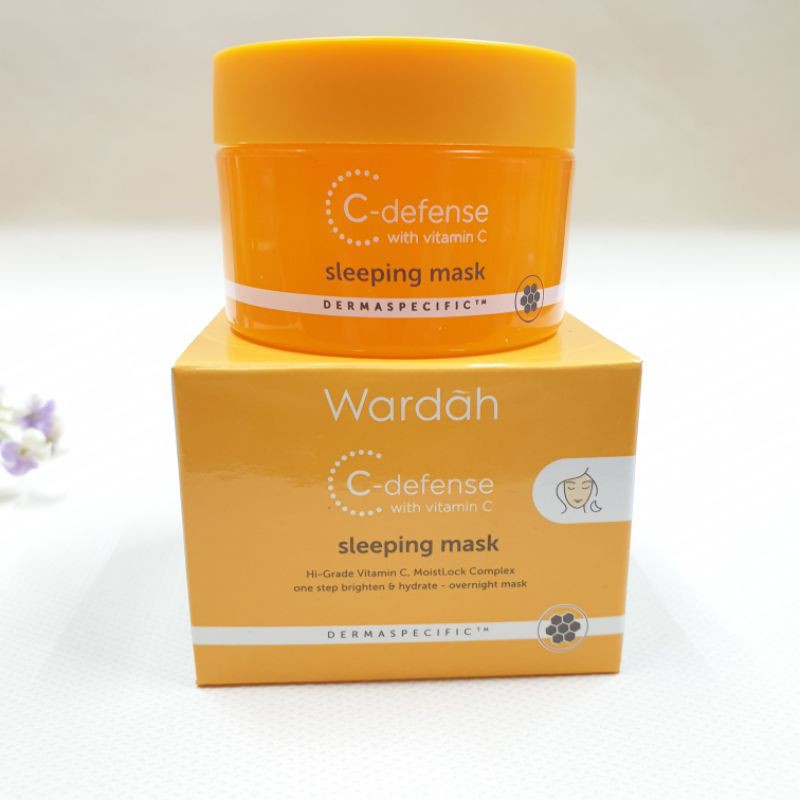 Jual Wardah C-Defence Sleeping Mask | Shopee Indonesia