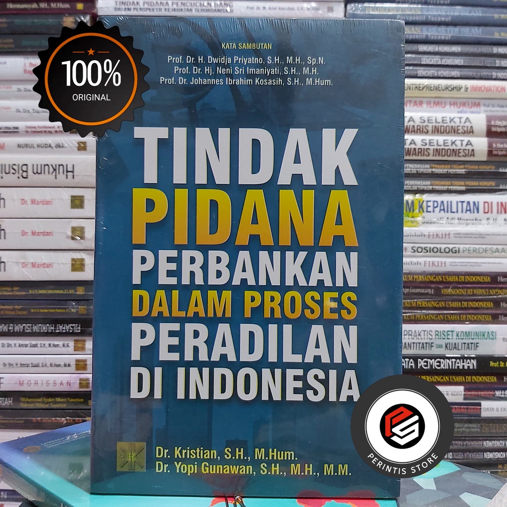 Jual Buku Tindak Pidana Perbankan oleh Dr Kristian Yopi gunawan # ...
