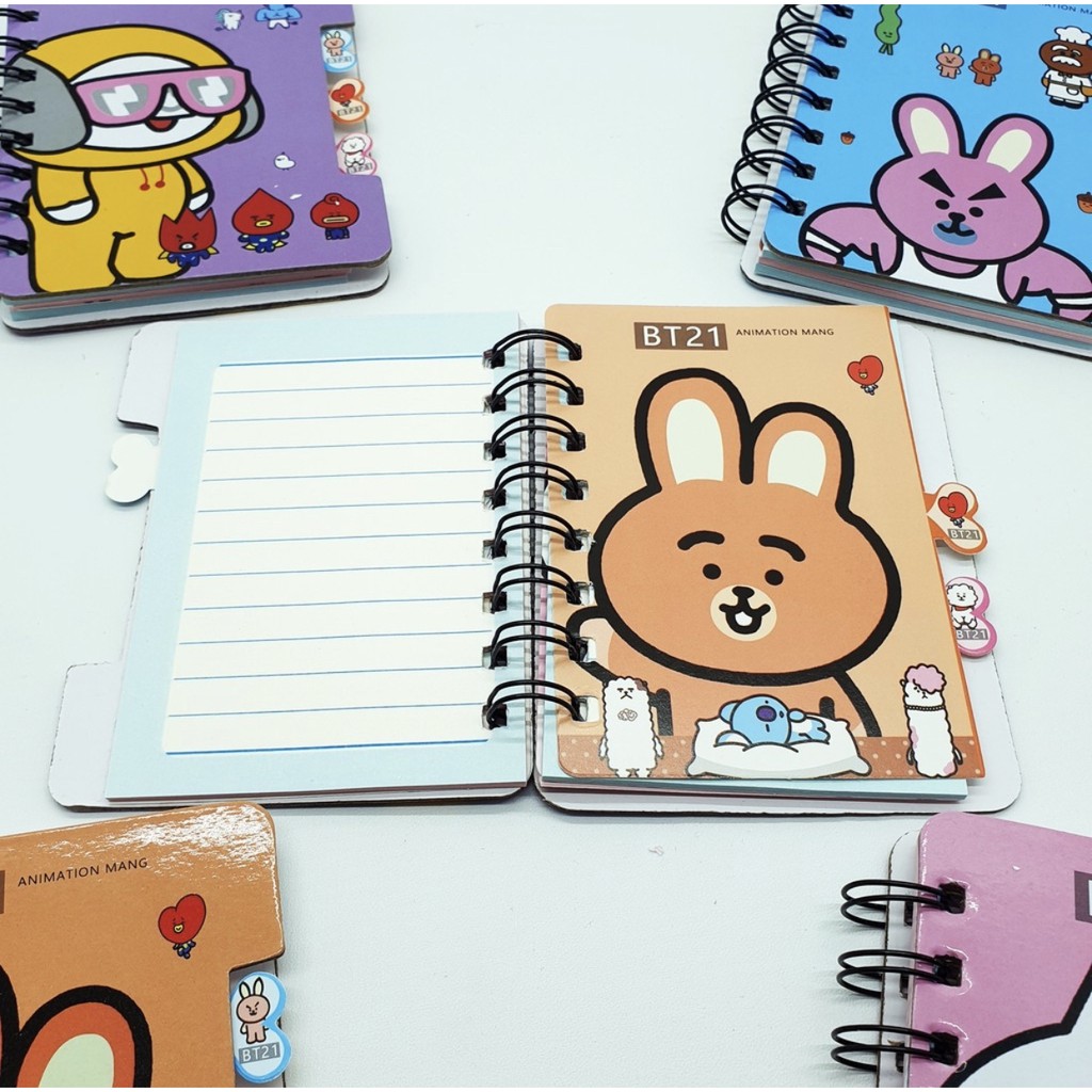 Jual TERMURAH MEMO BT21 BTS KPOP / BUKU NOTEBOOK BT21 BTS / INDER BT21 ...