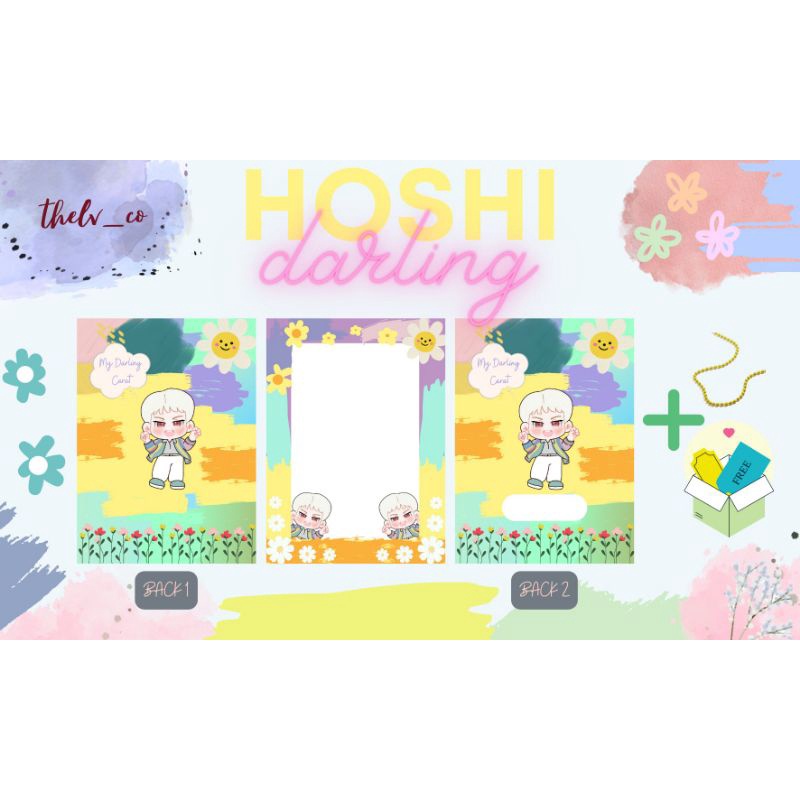Jual CARD HOLDER HOSHI DARLING SEVENTEEN ACRYLIC | Shopee Indonesia