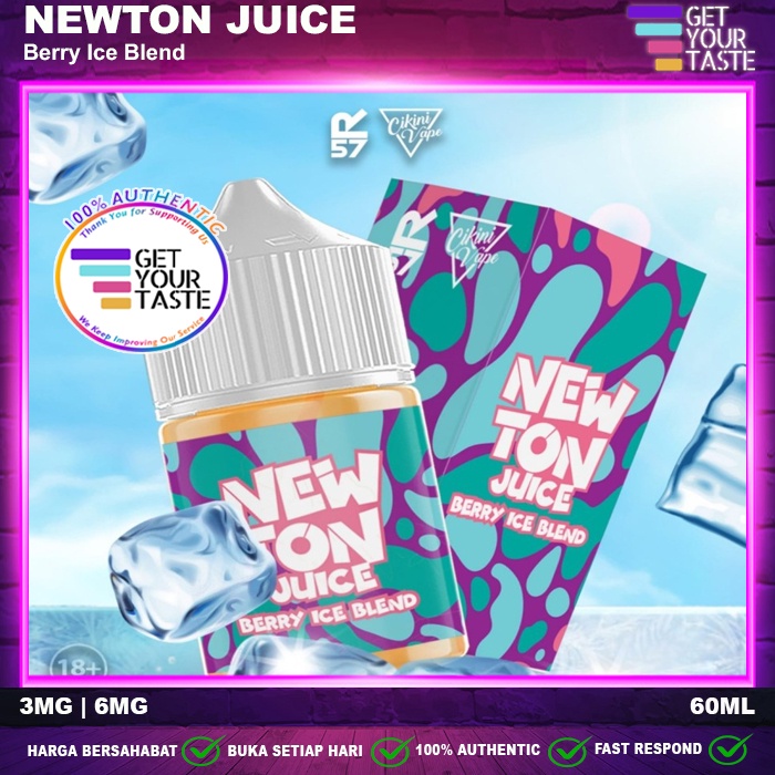 Jual Liquid R57 Newton Juice Berry Ice Blend 60ML by Cikini X Hero57 ...
