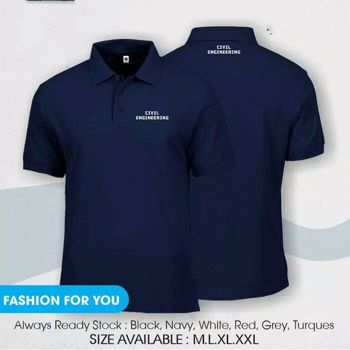 Jual polo shirt civil engineering / kaos kerah tehnik sipil | Shopee ...
