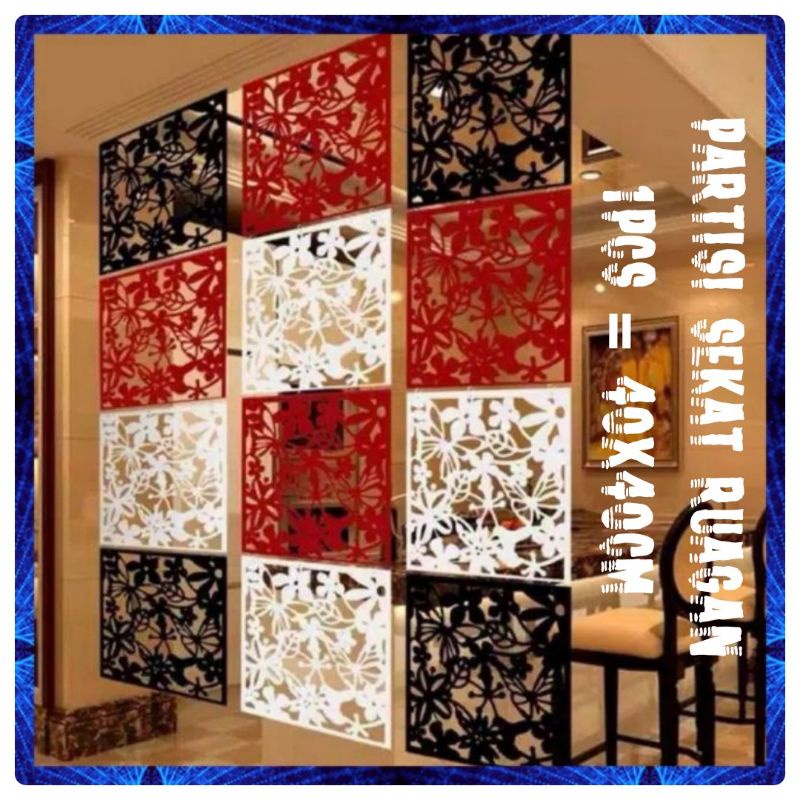 Jual Partisi Ruangan Minimalis Bebas Ukuran Dekorasi Pembatas Rumah ...