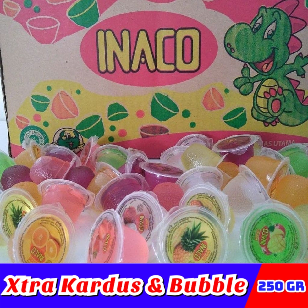 Jual Snack Kiloan Inaco Jelly Mini 250gr Rasa Buah-Buahan Segar / Ager ...