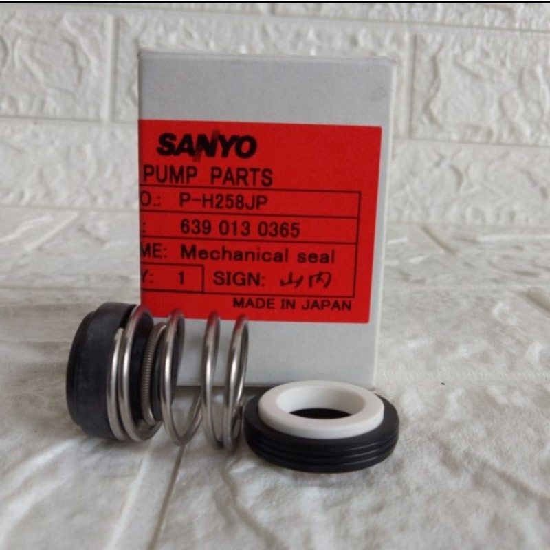 Jual MECHANICAL SEAL POMPA AIR SANYO TYPE PH258JP/PH261DN/PD-H255JP ORIGINAL JAPAN | Shopee ...