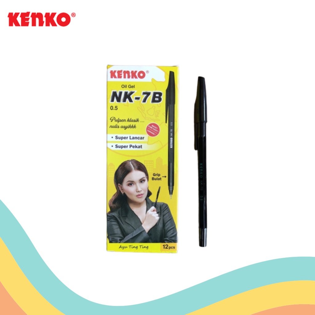 Jual GEL PEN KENKO NK-7 (12 PCS) | Shopee Indonesia