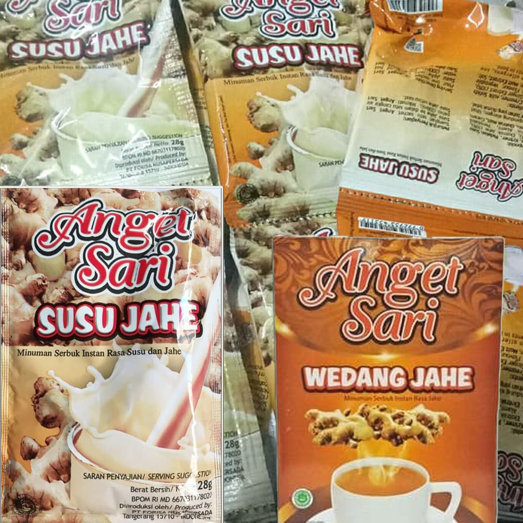 Jual minuman Anget sari susu jahe / wedang jahe renceng isi 10 | Shopee ...